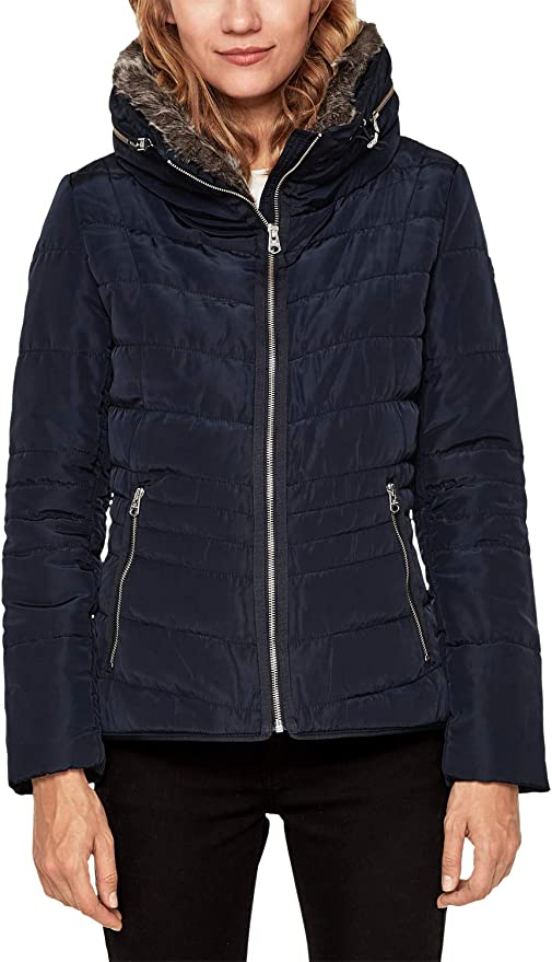 44% off on S.Oliver Ladies Navy Quilted Jacket | OneDayOnly