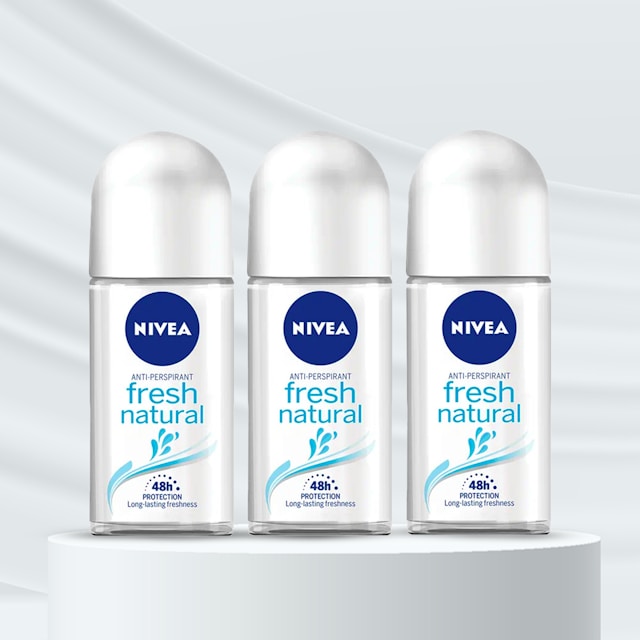 50ml Fresh Natural Anti-Perspirant Roll Ons | OneDayOnly