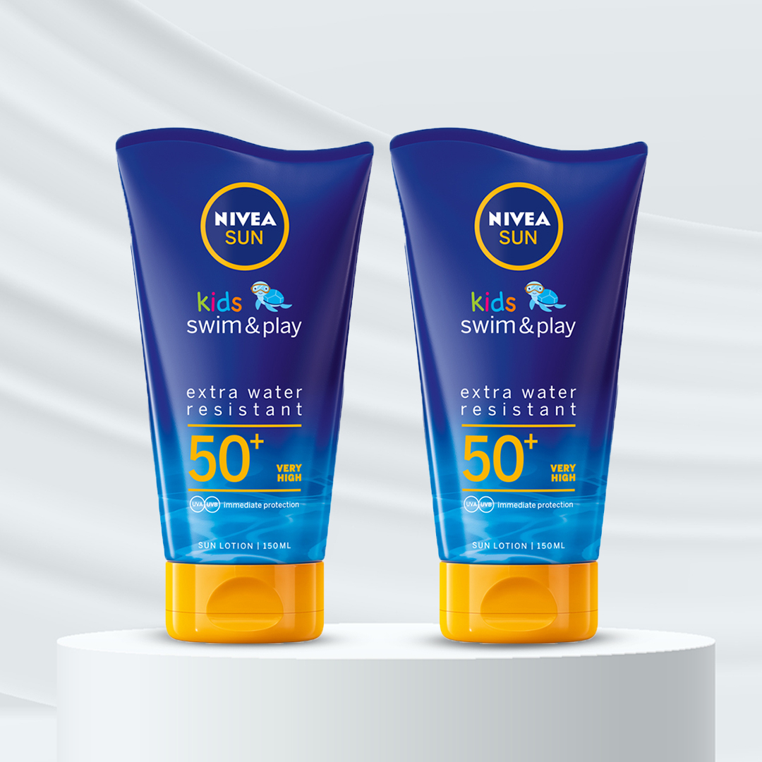 33% off on 2x 150ml SPF50 Kids Swim & Play Lotions | OneDayOnly