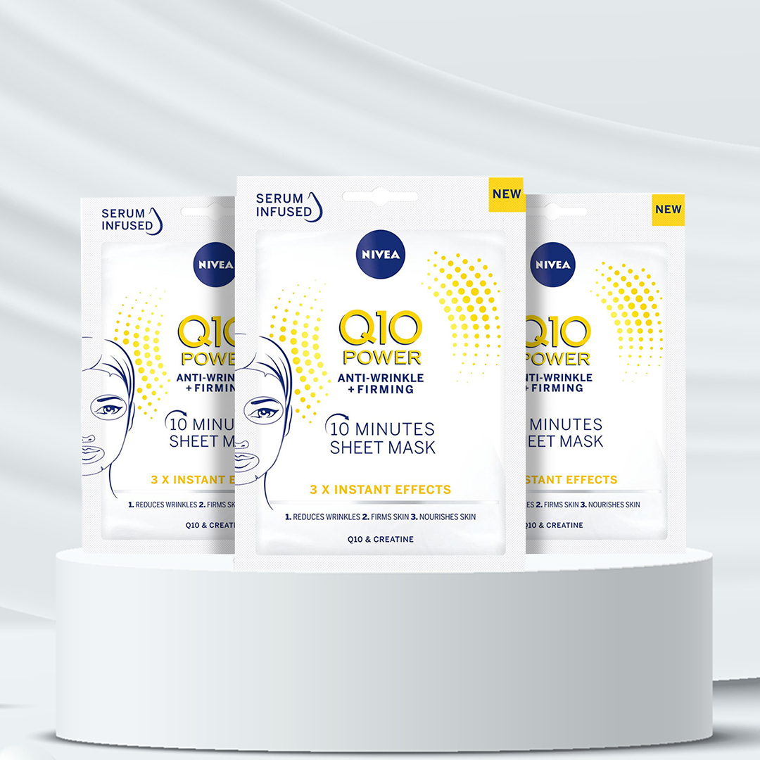 32% off on NIVEA 3x Facial Sheet Masks | OneDayOnly
