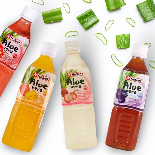 A+ HoSan 4x 500ml Aloe Vera Flavoured Drinks | OneDayOnly