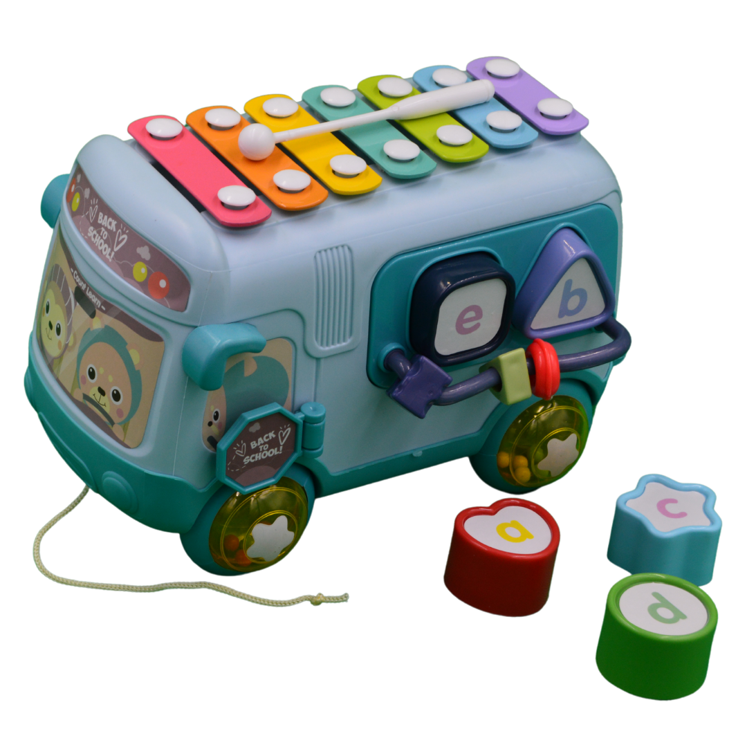 35% off on Mu Bear & Co 5-in-1 Puzzle Bus Toy | OneDayOnly