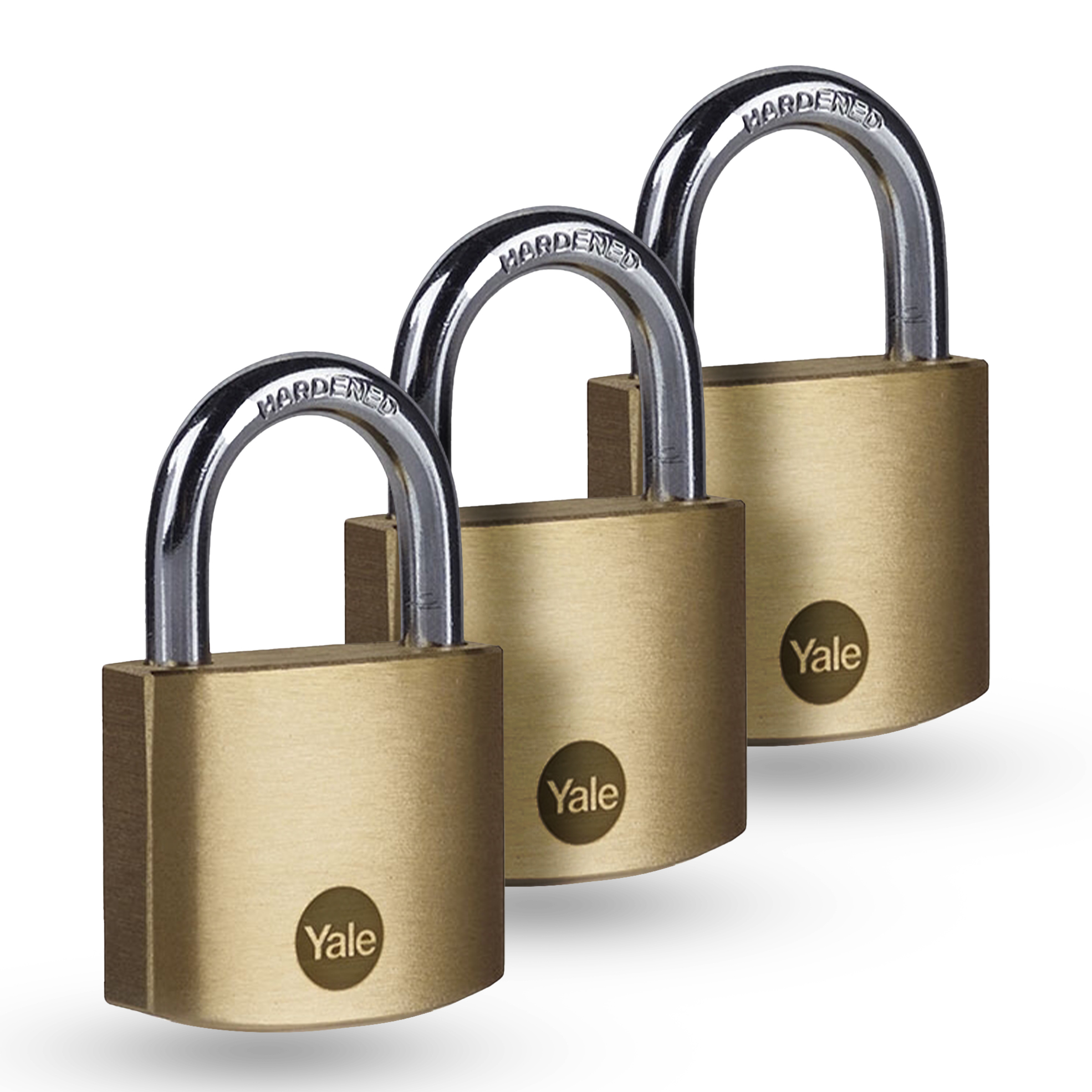 39% off on Yale 3x 40mm Brass Padlocks | OneDayOnly