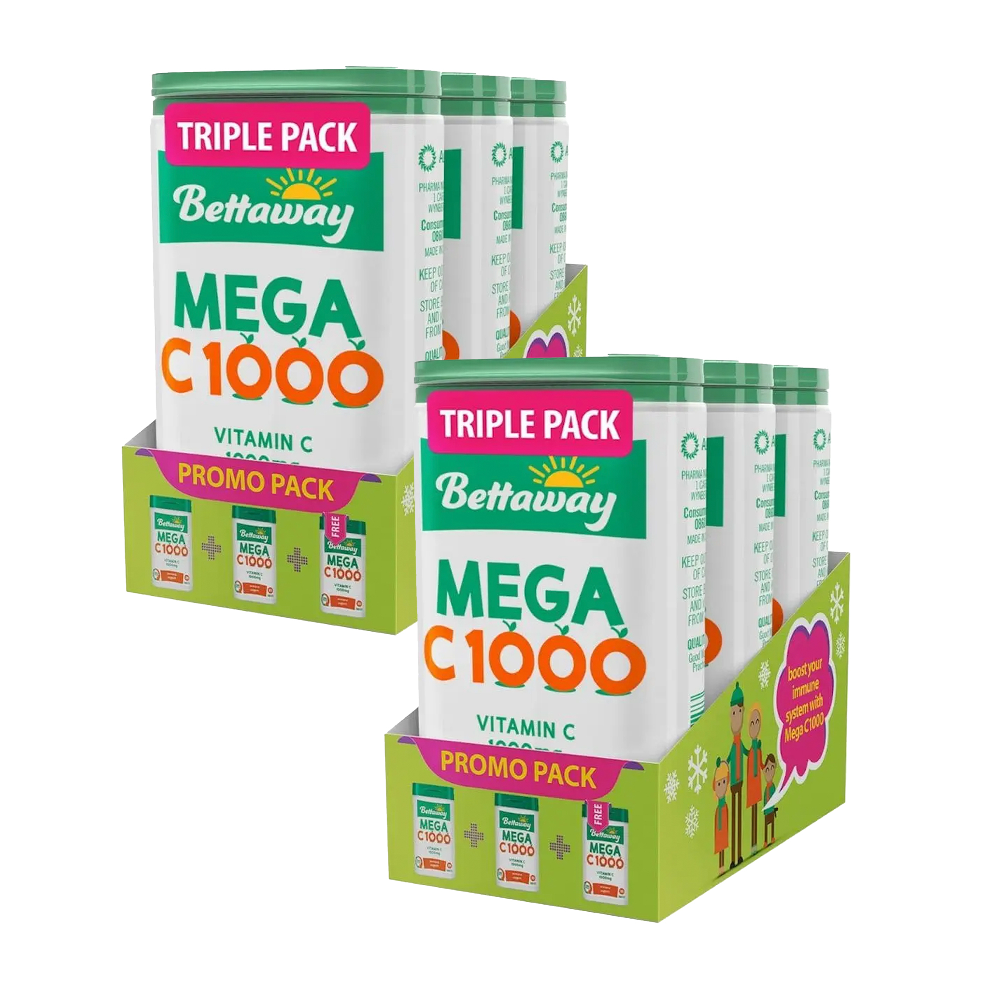 51% off on 6x 30's 1000mg Mega-C Tablets | OneDayOnly