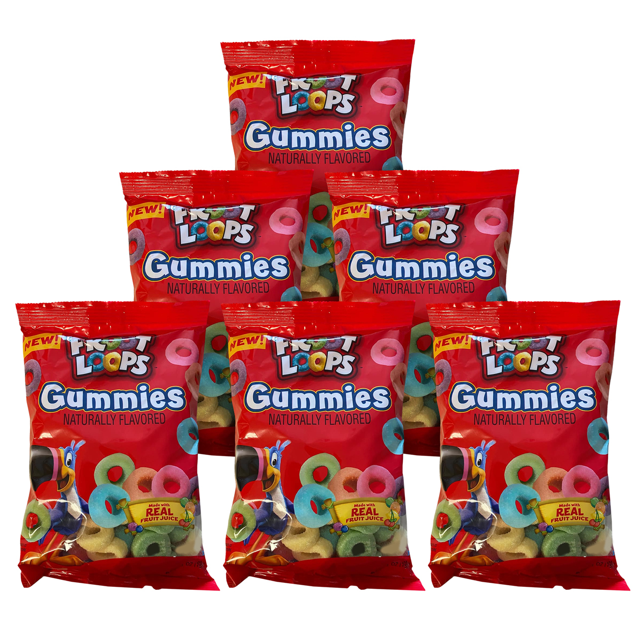 34% off on Froot Loops 6x 43g Loops Gummies | OneDayOnly