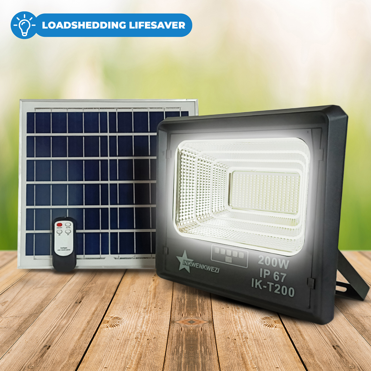 25% off on Inkwenkwezi 200W Solar Flood Light | OneDayOnly