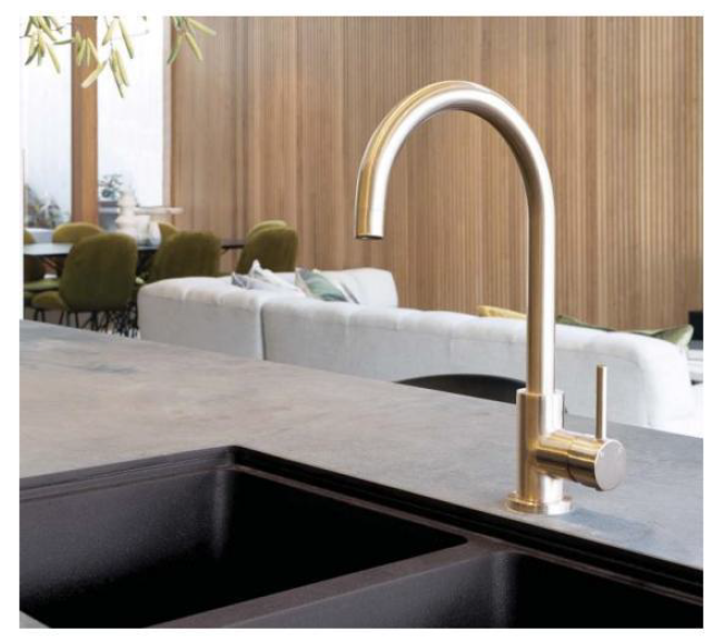 38% off on Luxury Bronze Gold Round Mixer Tap | OneDayOnly