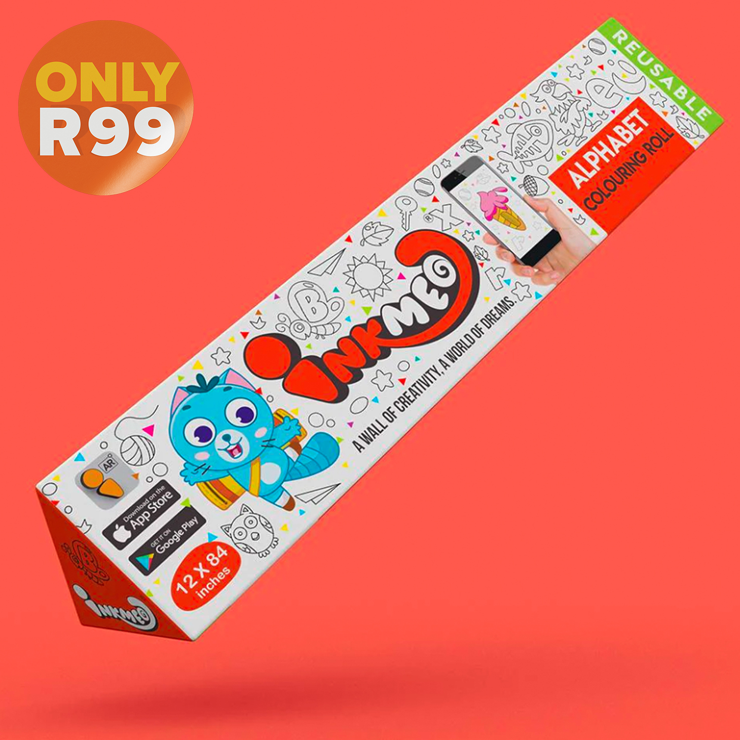 55% off on Inkmeo AR Enabled Colouring Roll | OneDayOnly