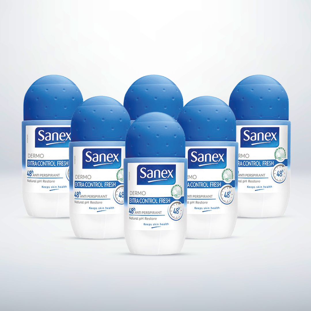 34% off on Sanex 6x 50ml Ladies Dermo Roll-Ons | OneDayOnly