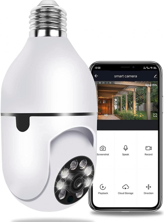 25% off on 2x Light Bulb Surveillance Cameras | OneDayOnly