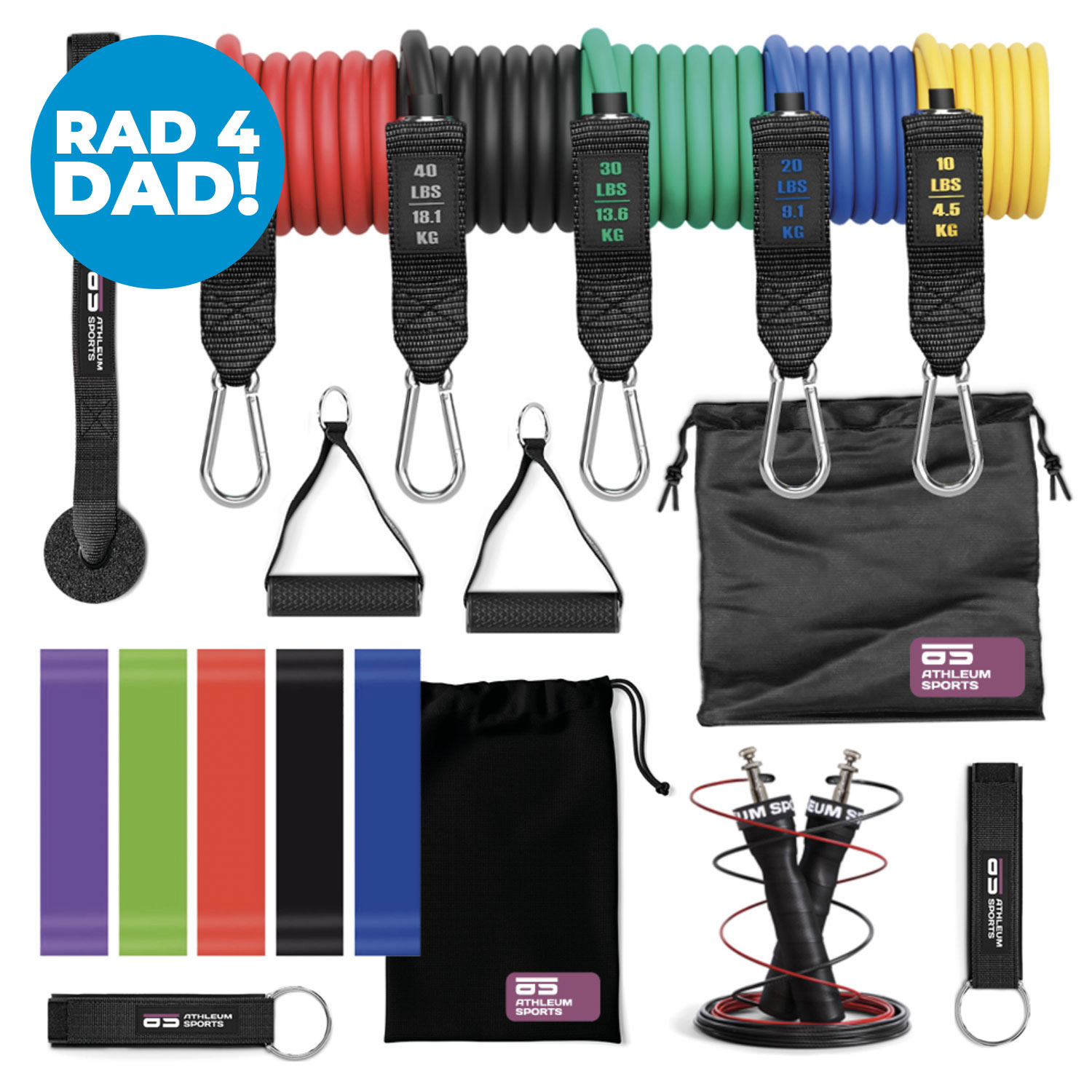 28% off on 18-Piece Home Workout Kit | OneDayOnly