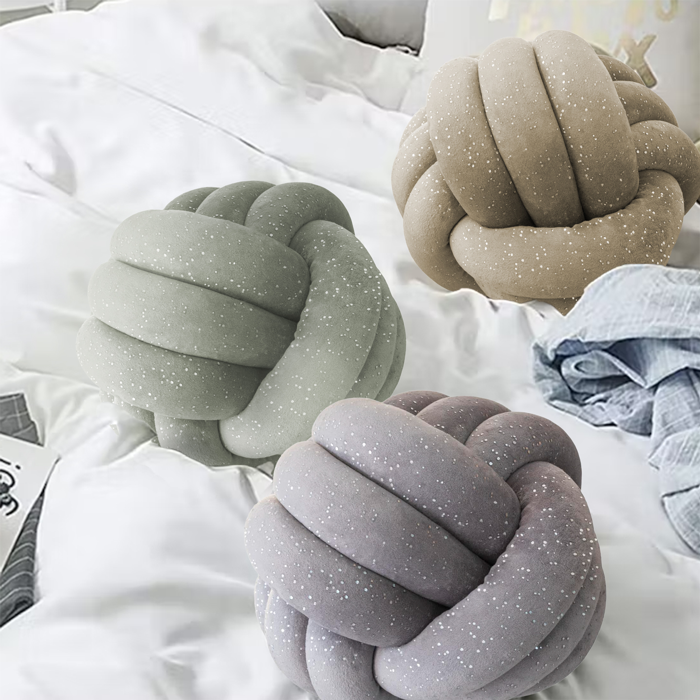 35% off on Creative Deco Knot Ball Cushion | OneDayOnly