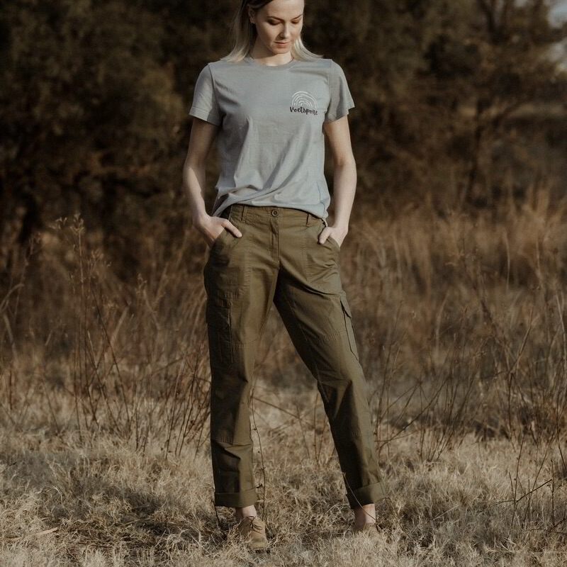 R120 off on Ladies Green Moss Cargo Trousers | OneDayOnly