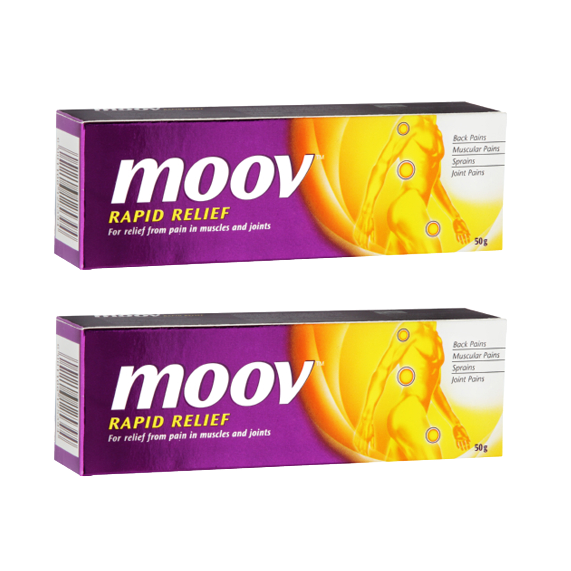 Moov 2x 50g Rapid Relief Ointments | OneDayOnly