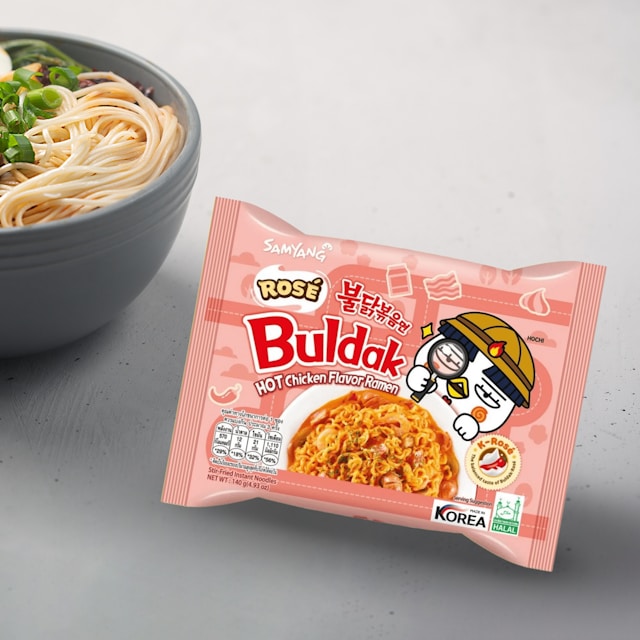Samyang 5x 140g Rose Buldak Hot Chicken Ramens | OneDayOnly