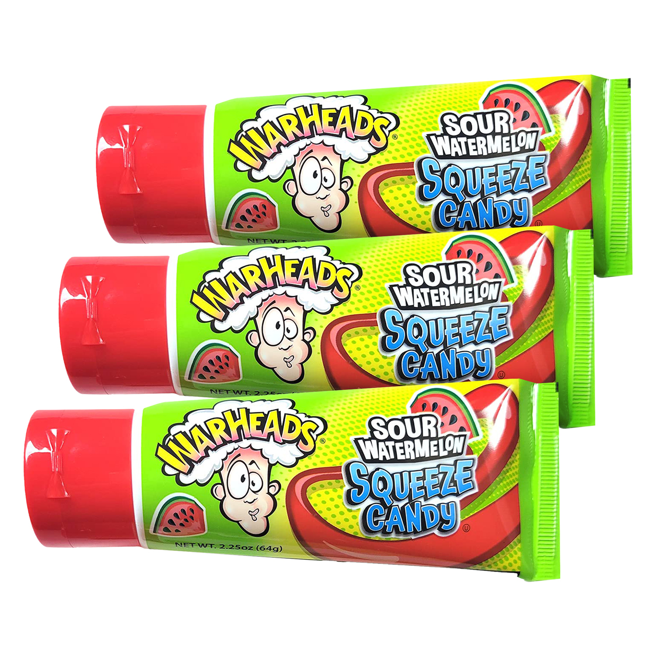 28% off on Warheads 3x 64g Sour Candy Squeezes | OneDayOnly