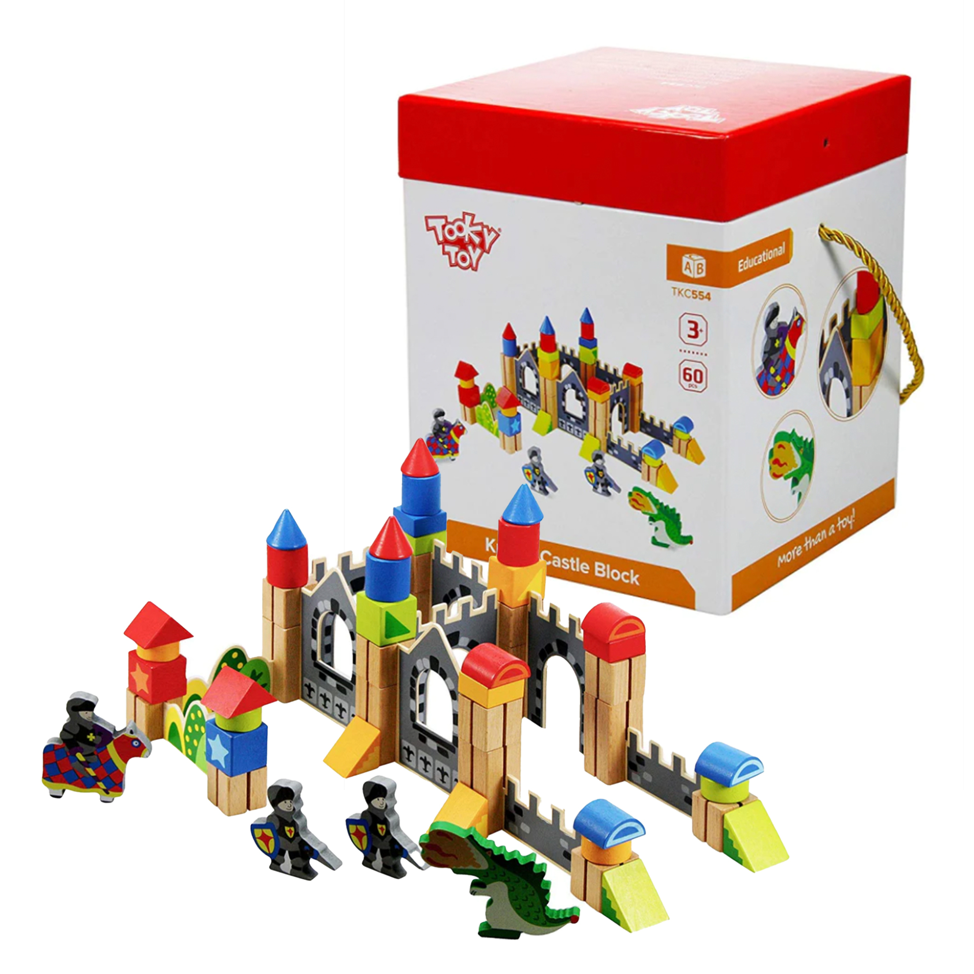 38% off on 60-Piece Knight Building Block Castle | OneDayOnly