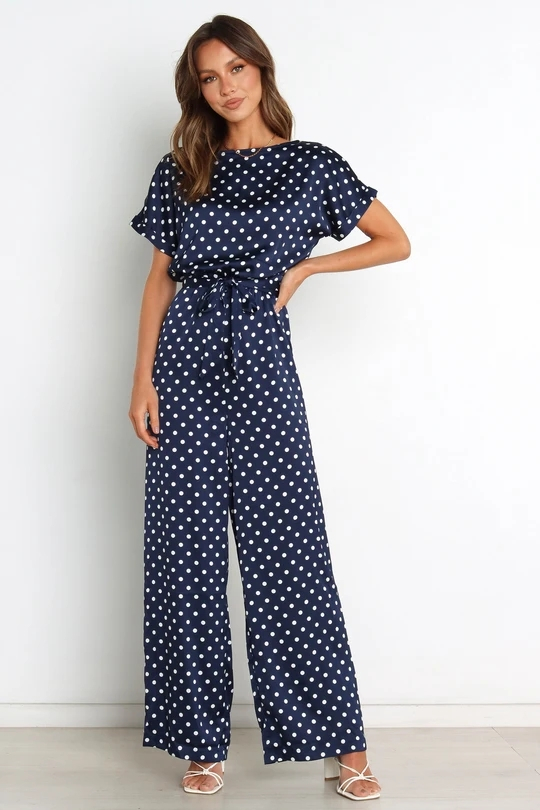 56% off on Ladies Bella Polkadot Jumpsuit | OneDayOnly