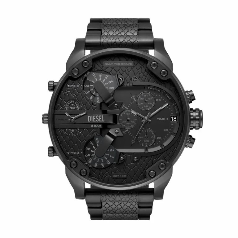 54% off on Men's Mr. Daddy 2.0 Black SS Watch | OneDayOnly