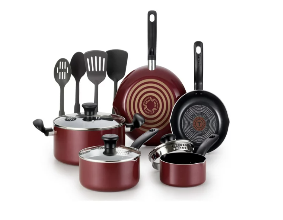 36% off on Tefal 12-Piece Red Simply Cook Set | OneDayOnly