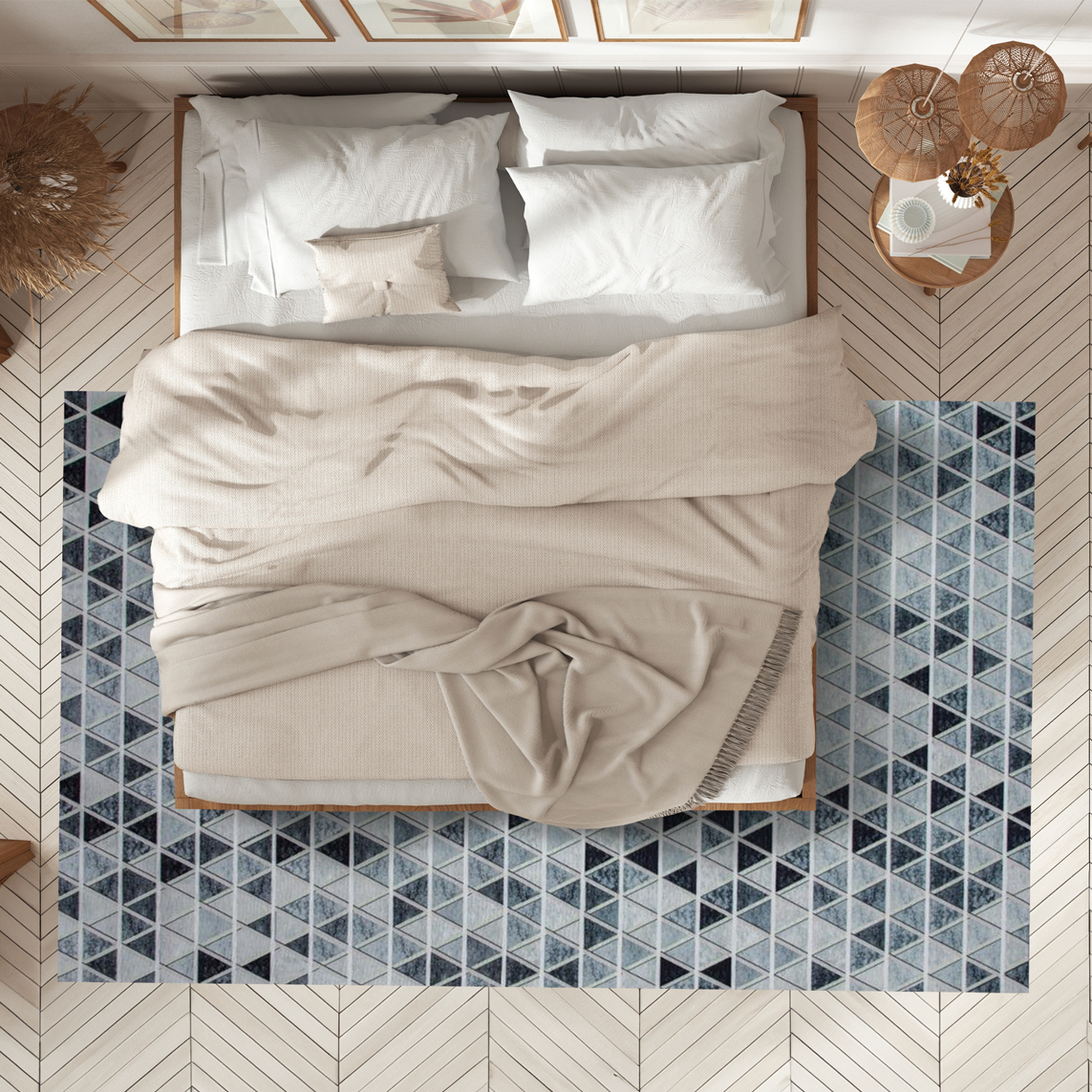 50% off on Sirus Geometric Triangular Rug | OneDayOnly