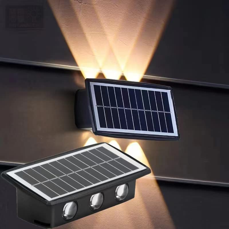 31% off on 2x 2-Way 6 LED Lamp Solar Wall Light | OneDayOnly