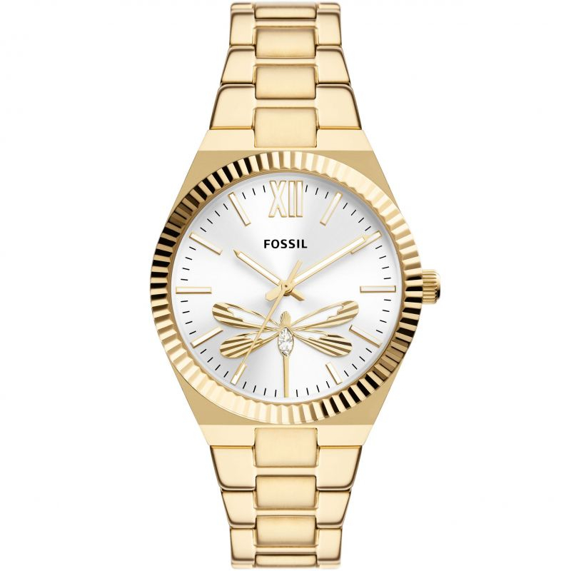 50% off on Fossil Ladies Scarlette Gold Watch | OneDayOnly