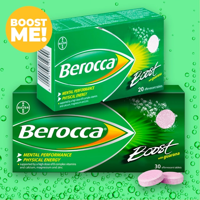 Berocca 2-Piece Boost Effervescent Tablets | OneDayOnly