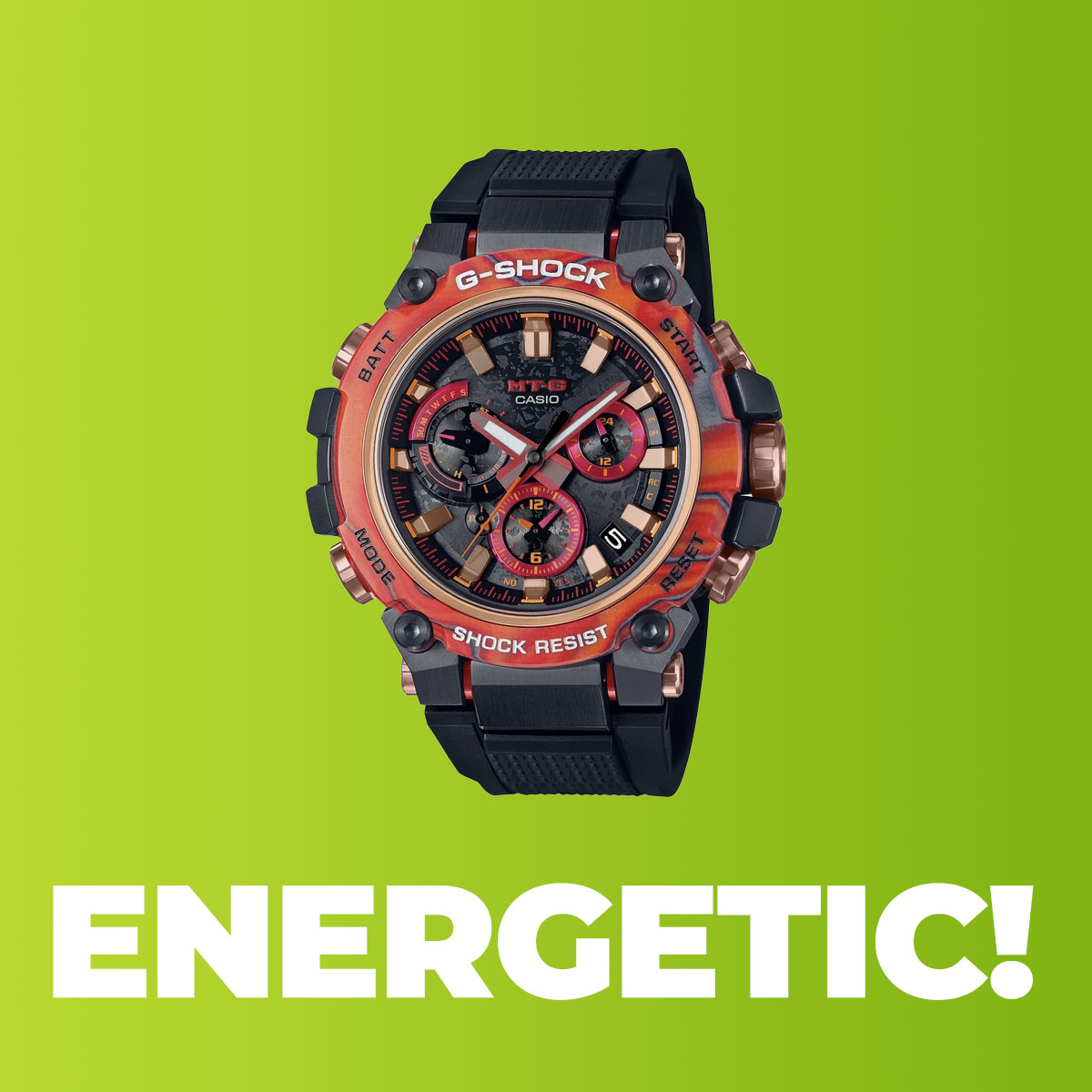50% off on Men's G-Shock Flare Red 40th Anniversary Watch | OneDayOnly