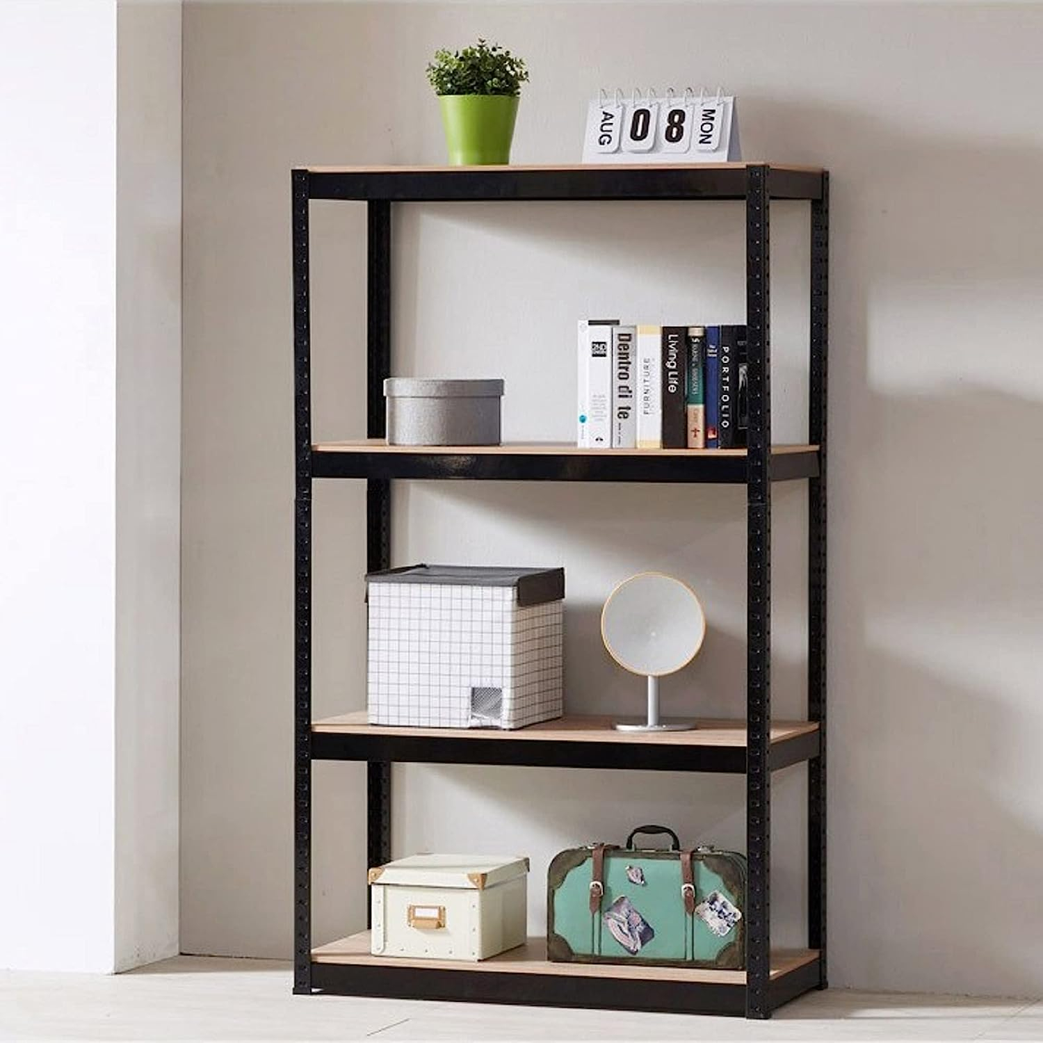 60% off on Heavy Duty Matte Black Steel Shelf | OneDayOnly