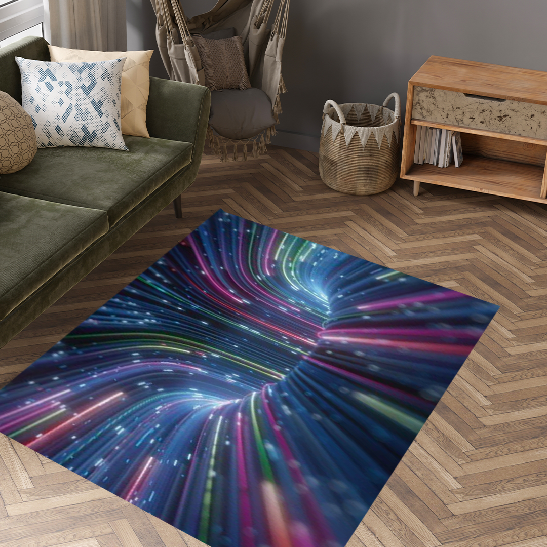 59% off on ModernMirage 60 x 90cm Geometric Mat | OneDayOnly