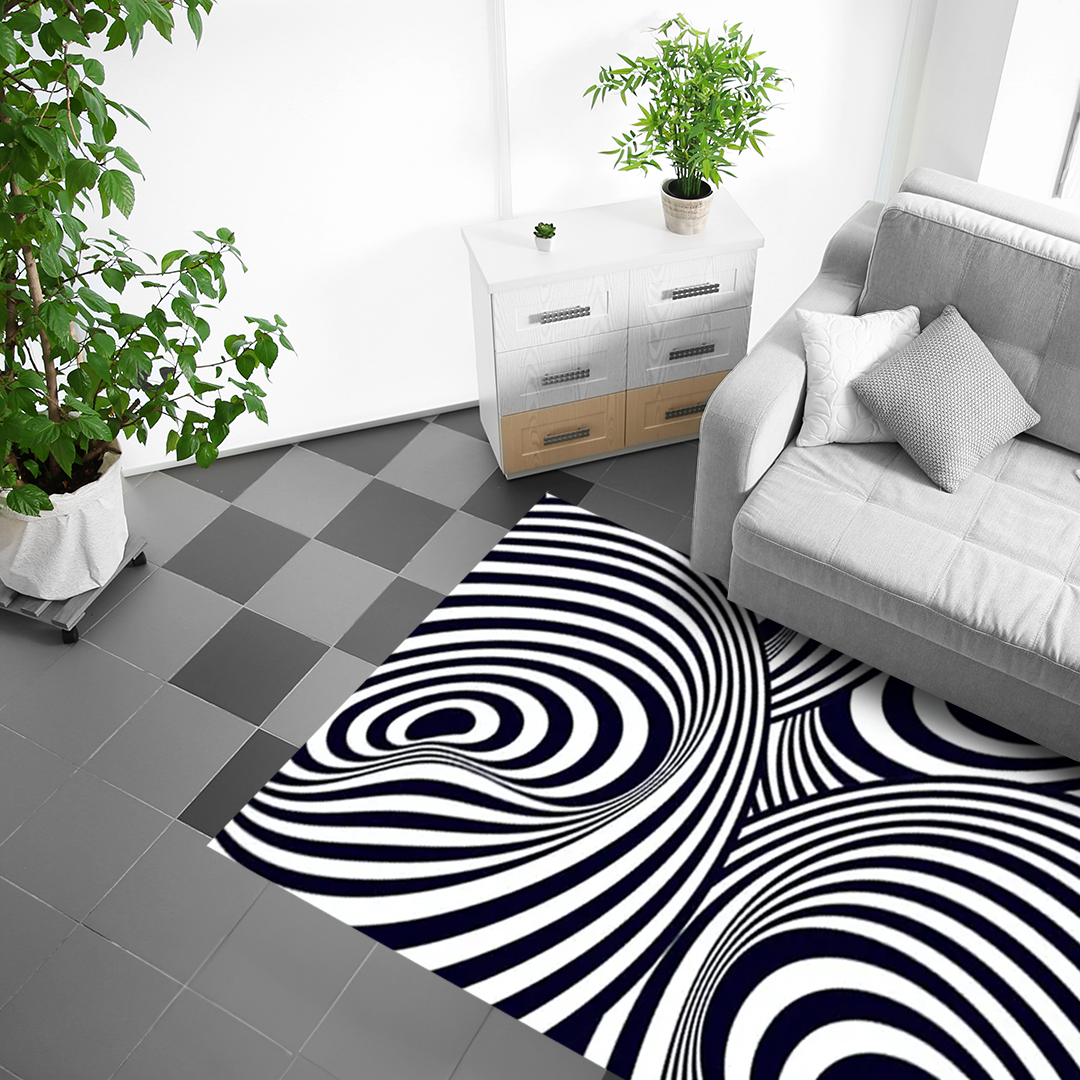 75% off on Optical Illusion Geometric Mat | OneDayOnly