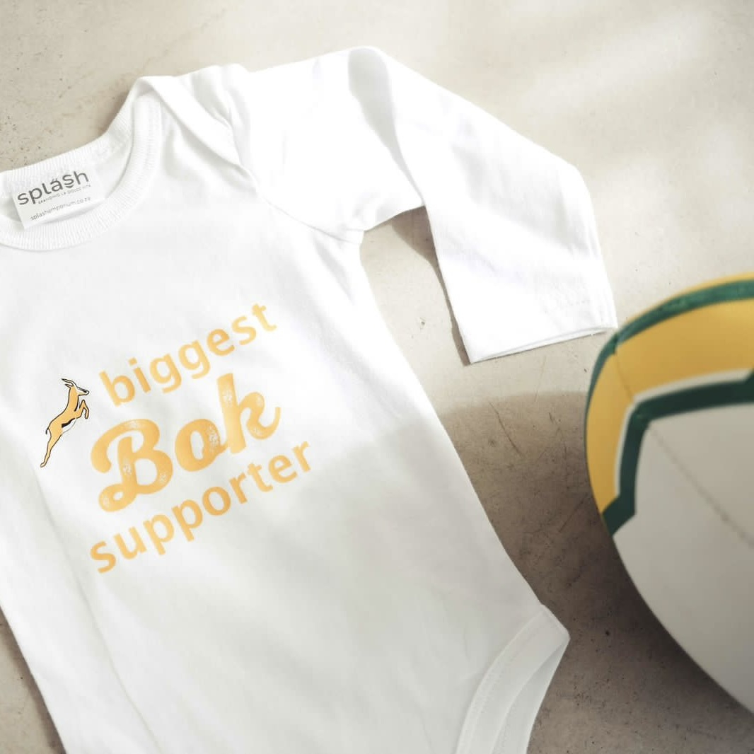 34% off on Go Bokke Big Bok Supporter Babygrow | OneDayOnly