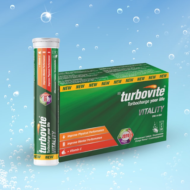 Turbovite 4x 10's Vitality Effervescent Tablets | OneDayOnly