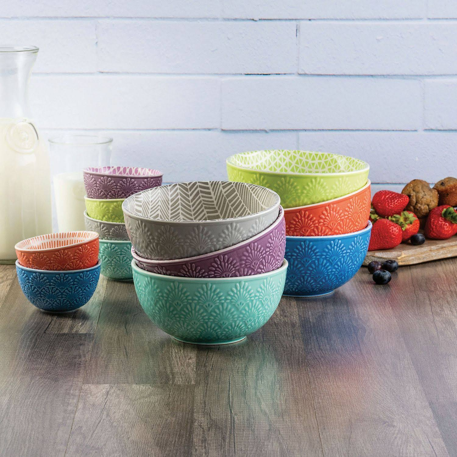 51% off on 2x Pink Ceramic Patterned Bowls | OneDayOnly