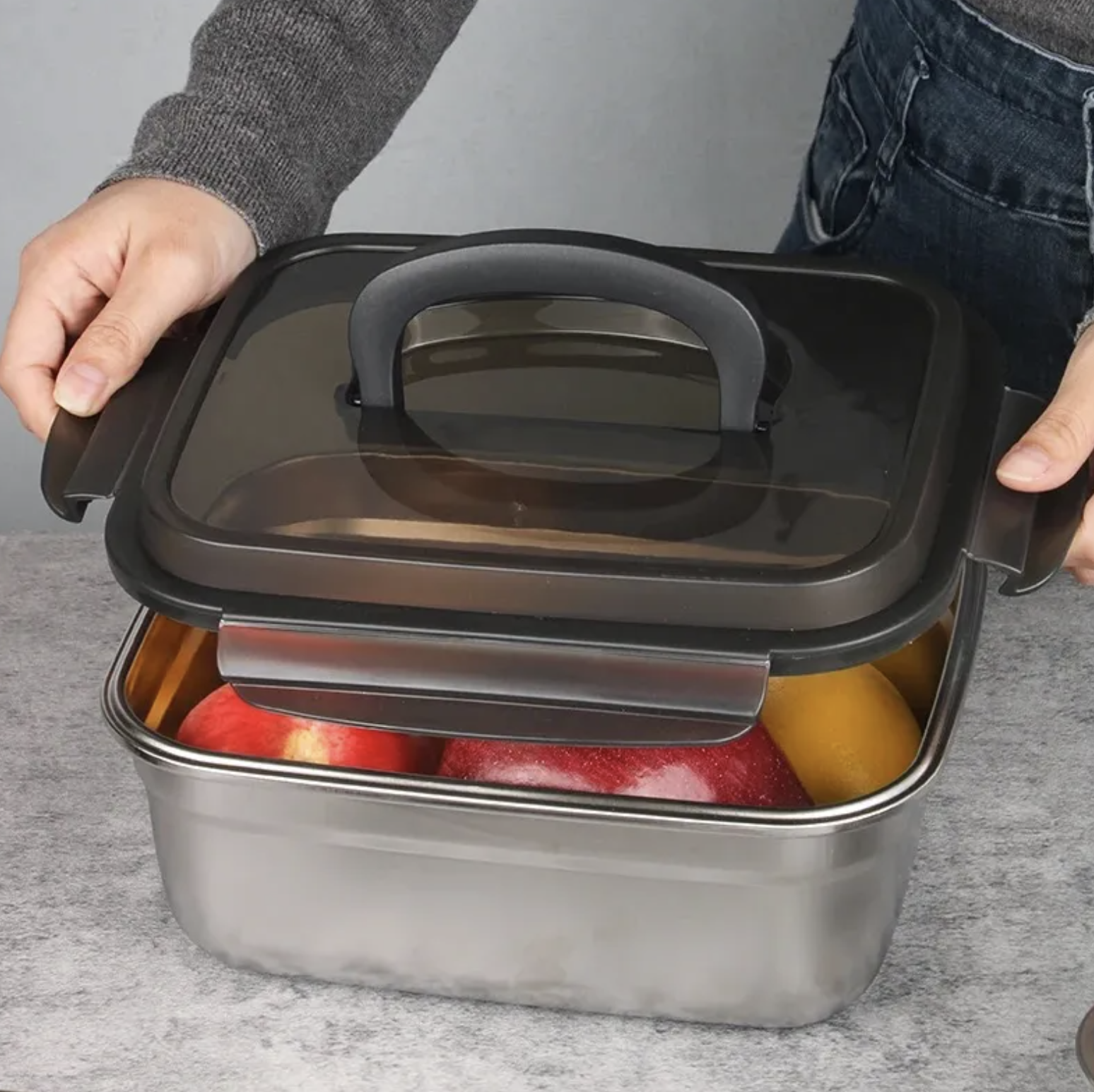 63% off on 3.8L Jumbo Food Container with Handles | OneDayOnly