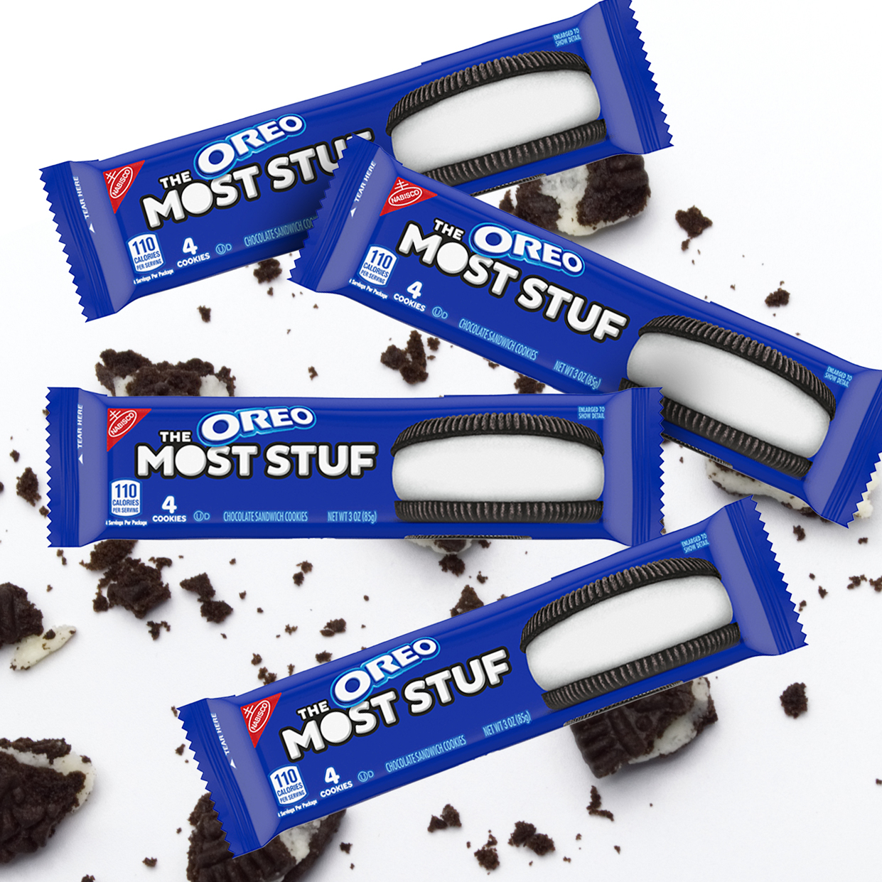 30% off on Oreo 4x 85g The Most Stuff Cookies | OneDayOnly