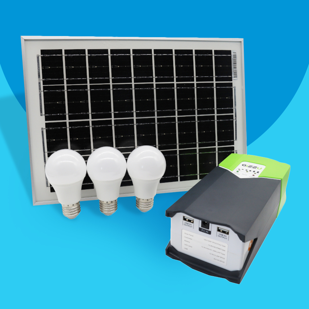 40% off on Gizzu 10W Solar Panel Lighting Kit | OneDayOnly