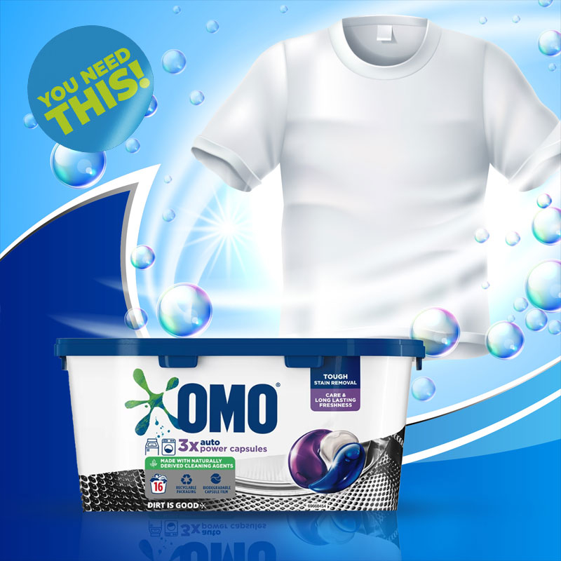 13% off on OMO 4x 16's 3-in-1 Laundry Capsules | OneDayOnly