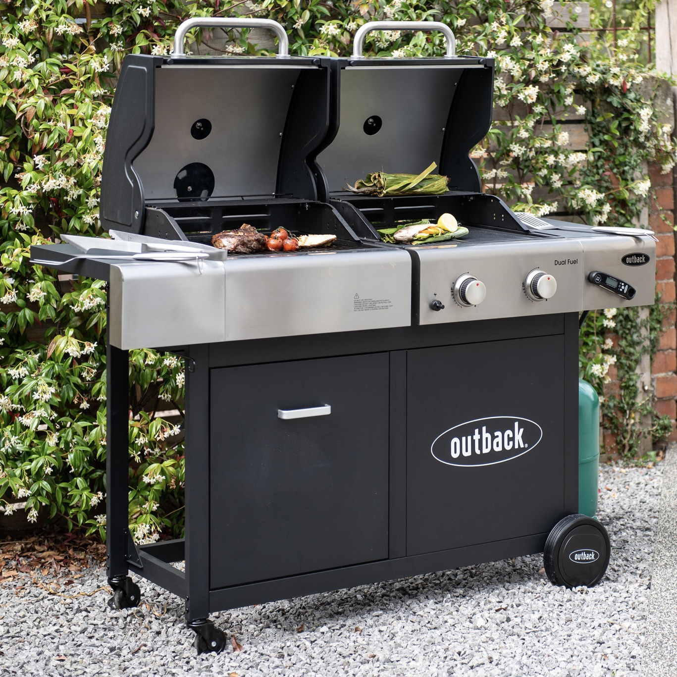 46% off on Outback Dual Fuel 2 Burner Gas BBQ | OneDayOnly