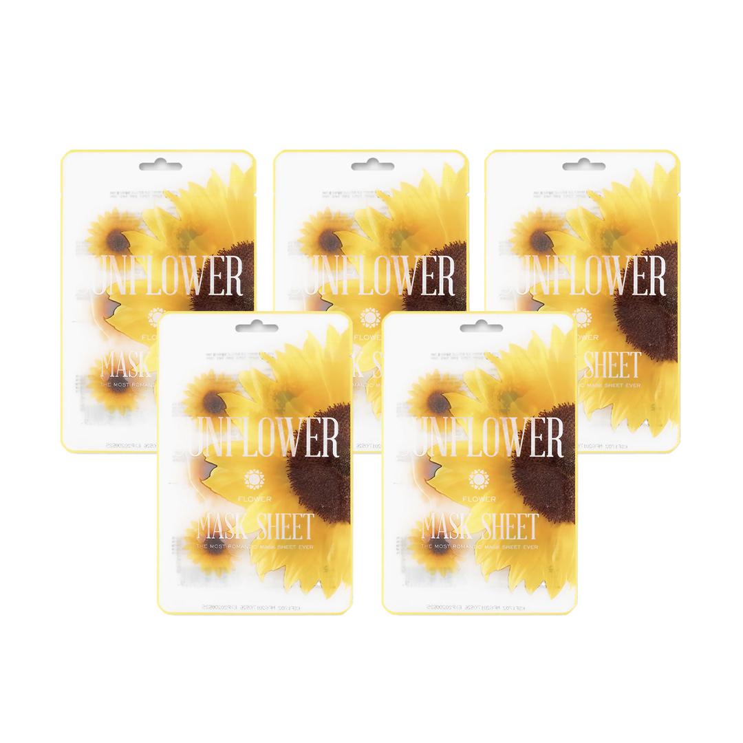29% off on 5x 12's Sunflower Mask Sheets | OneDayOnly
