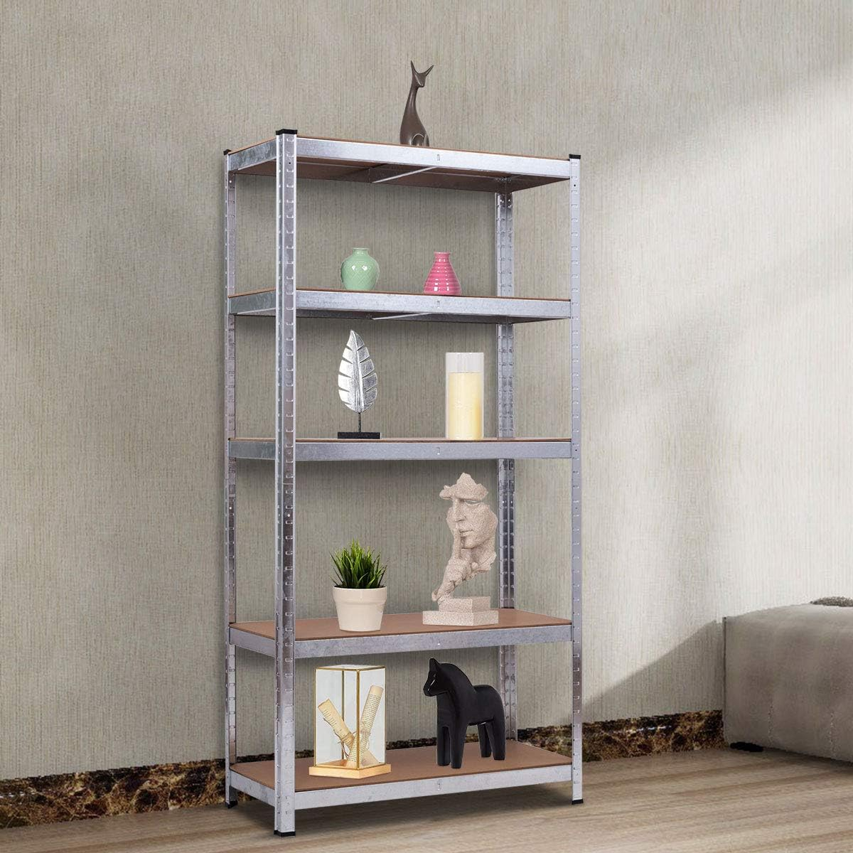41% off on 5-Tier Galvanized Metal Shelf Unit | OneDayOnly