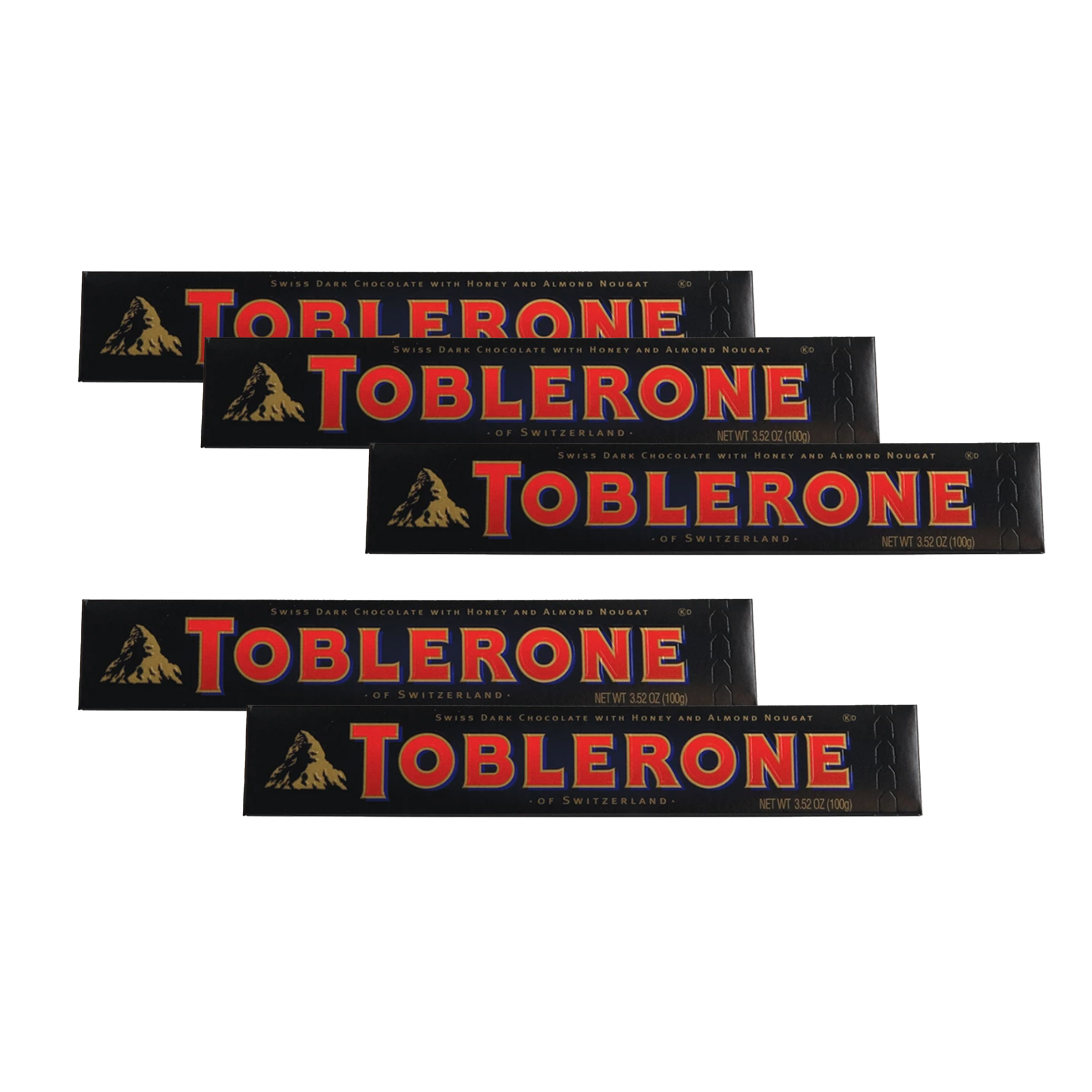 Toblerone 5x 100g Milk Chocolate Bars | OneDayOnly