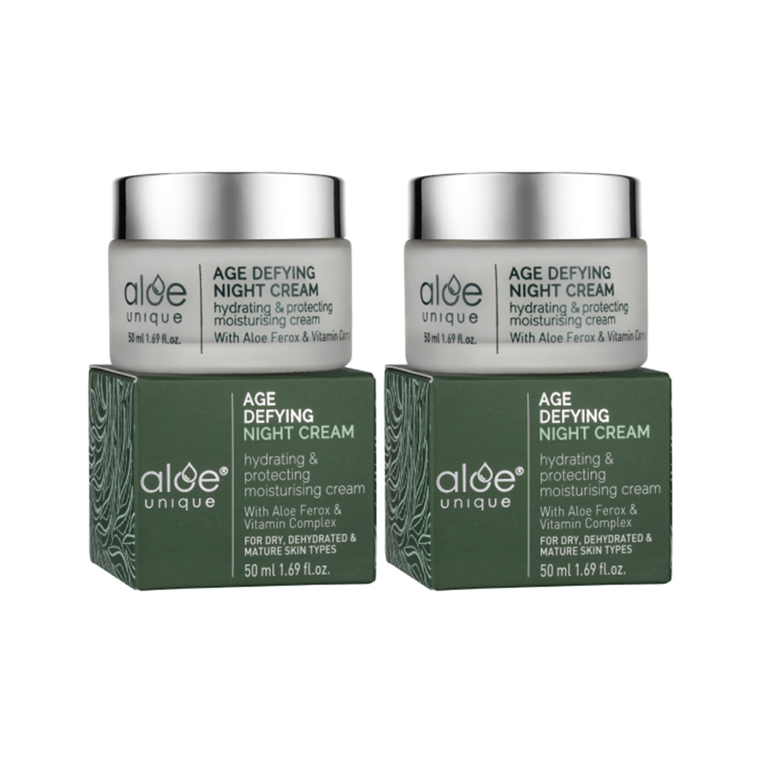 28% off on Aloe Unique 2x 50ml Age Night Creams | OneDayOnly