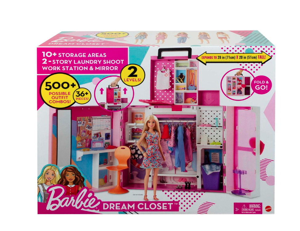 45% off on Barbie Dream Closet Playset | OneDayOnly