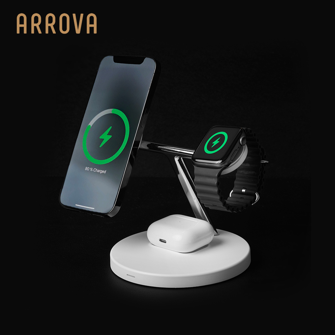 75% off on Premium 15W 3-in-1 Magnetic Wireless Charging Tree | OneDayOnly
