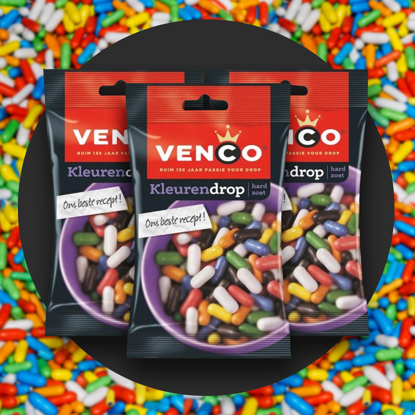 Venco 3x 166g Kleurendrop Drops | OneDayOnly