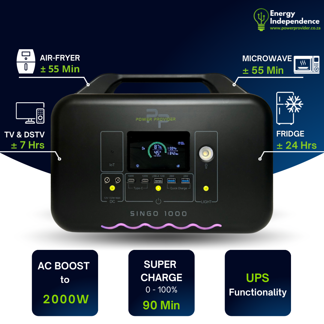R2,500 off on Singo 1000W 1008Wh Portable UPS | OneDayOnly