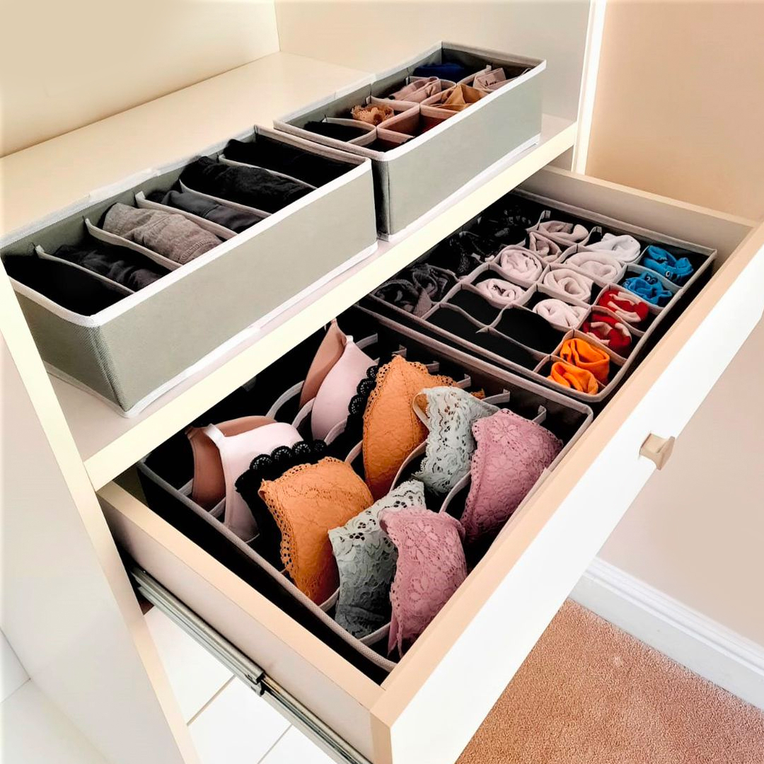38% off on Pristine 4-Piece Underwear Organiser | OneDayOnly