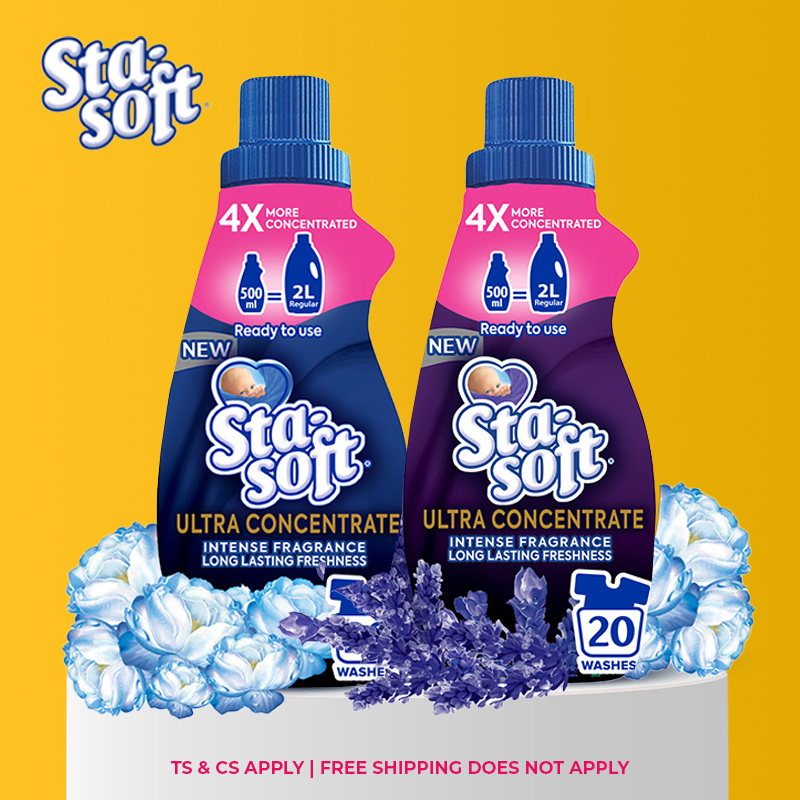 100% off on Sta-Soft 2x 500ml Fabric Softeners | OneDayOnly